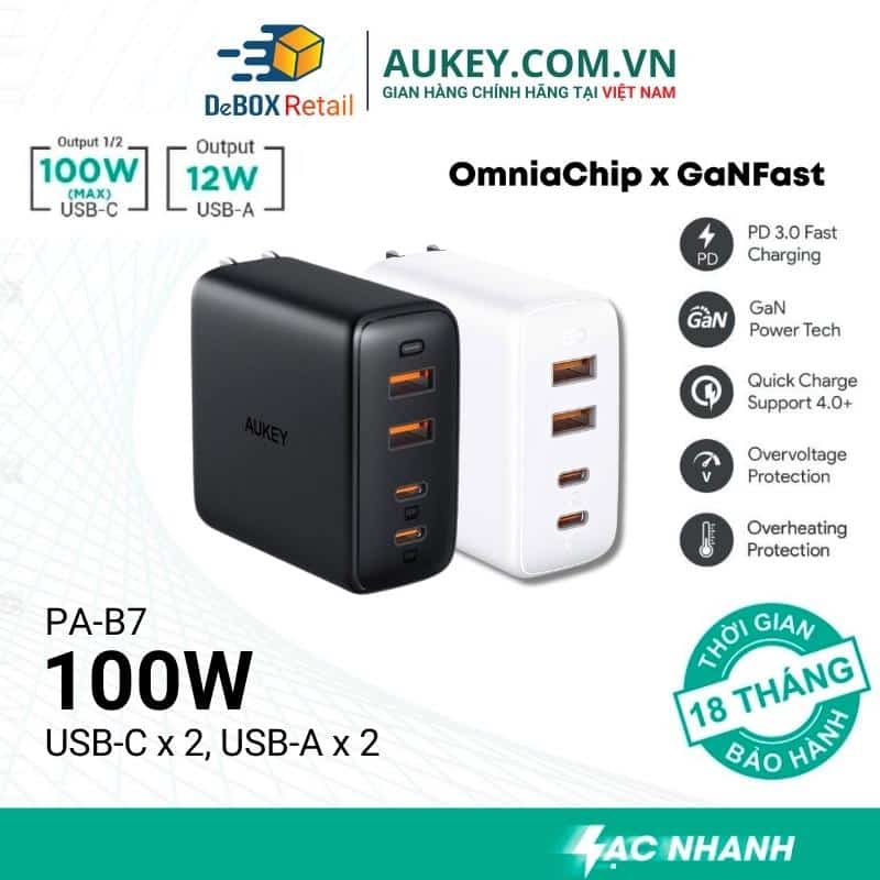 CỦ SẠC - Aukey.com.vn